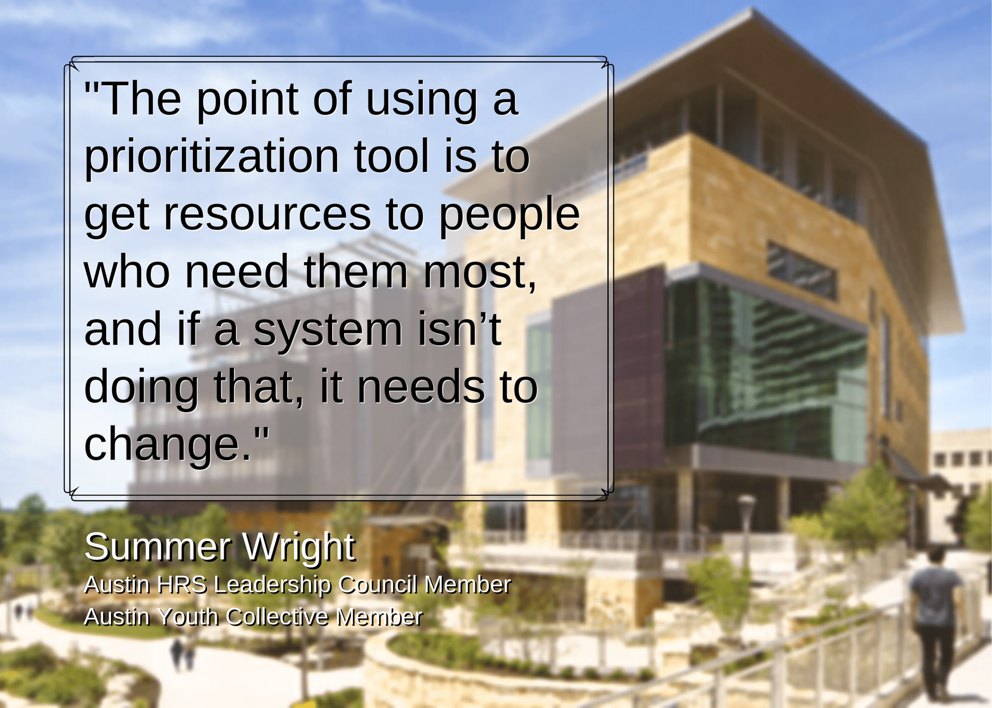 Austin Prioritization Index - ECHO